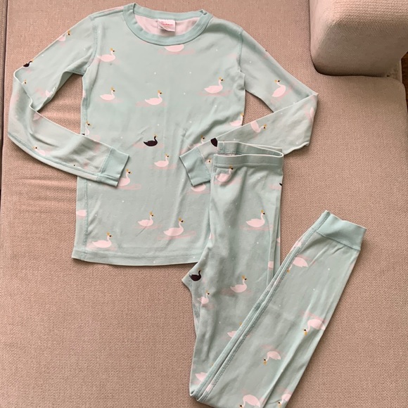 Hanna Andersson | Pajamas | Hanna Anderson Swan Long John Pajamas Size ...